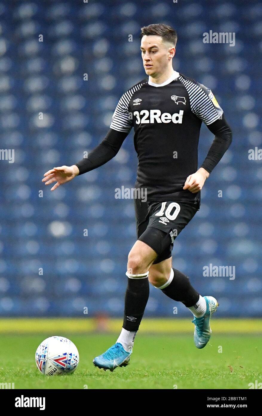 Derby County's Tom Lawrence Stock Photo - Alamy