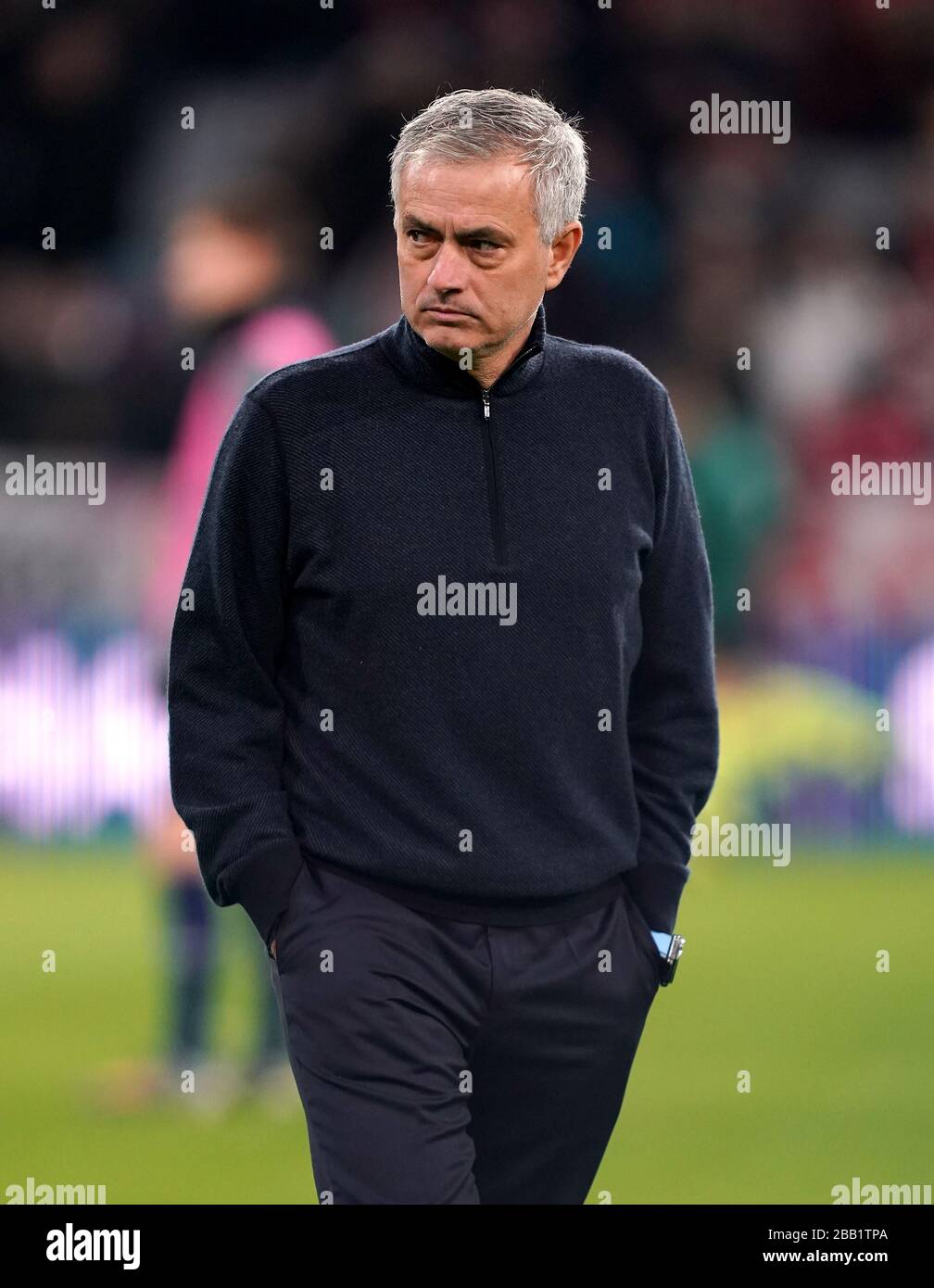 Tottenham Hotspur manager Jose Mourinho before the match Stock Photo ...