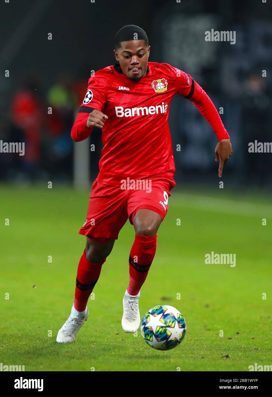 Bayer Leverkusen's Leon Bailey Stock Photo - Alamy