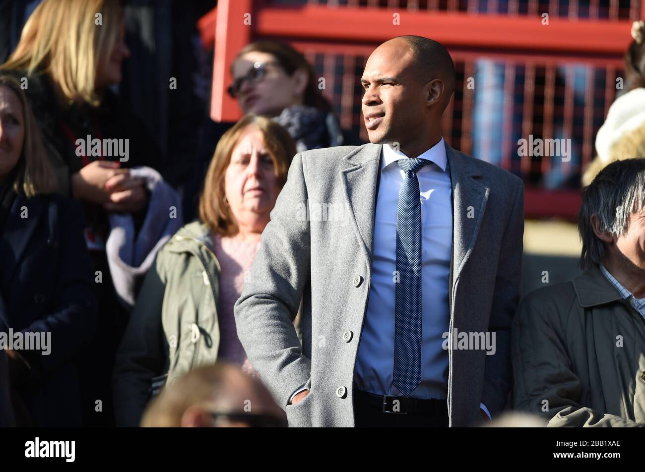 Charlton Athletic chairman Matt Southall in the stands Stock Photo - Alamy
