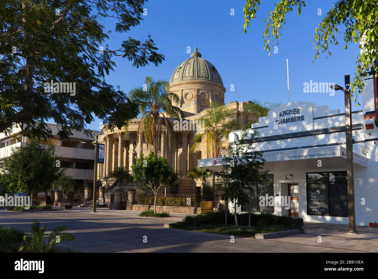 Rockhampton Customs House building is an example of the Classic Revival ...