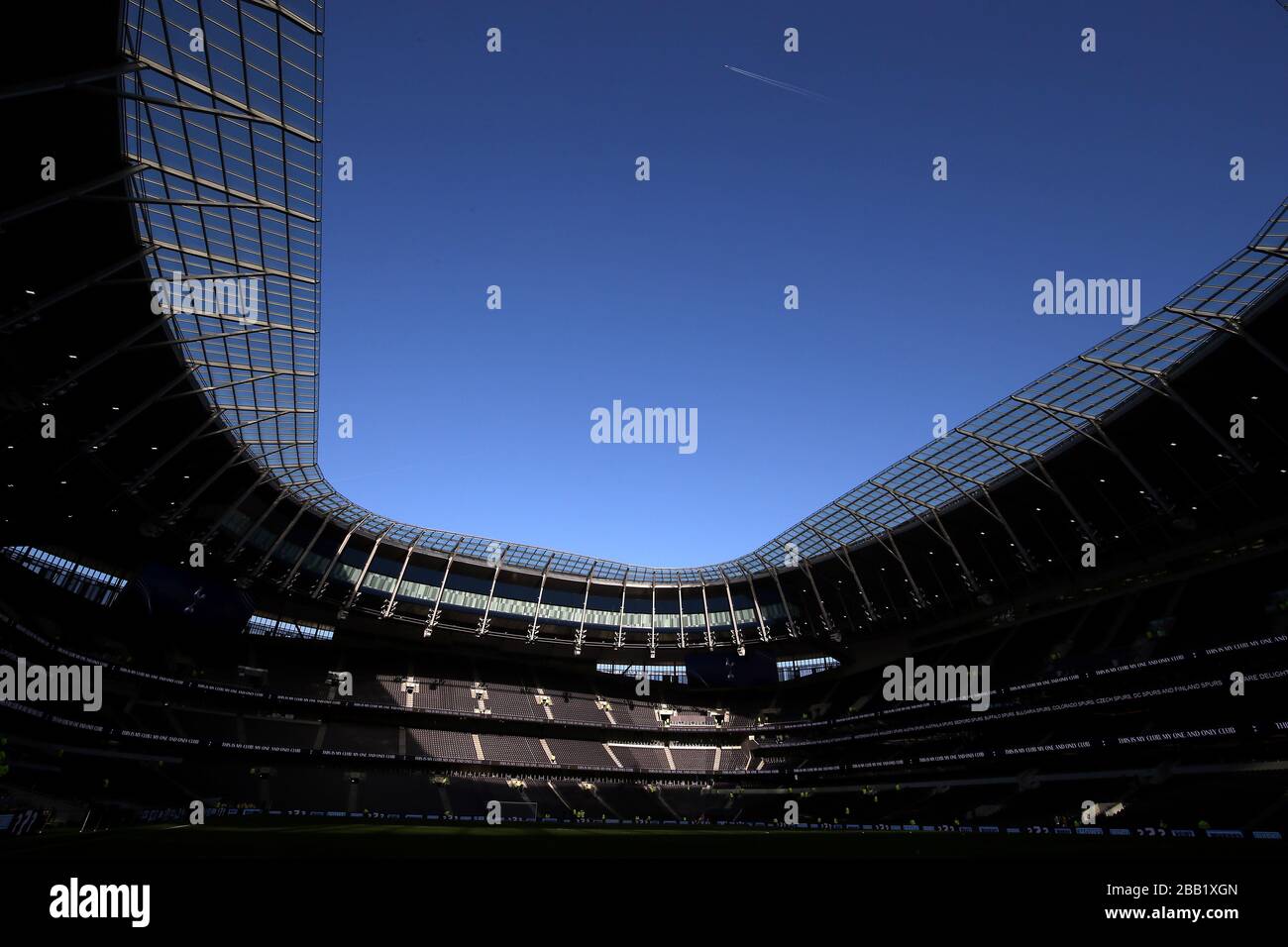 General view of the Tottenham Hotspur Stadium before the match Stock ...