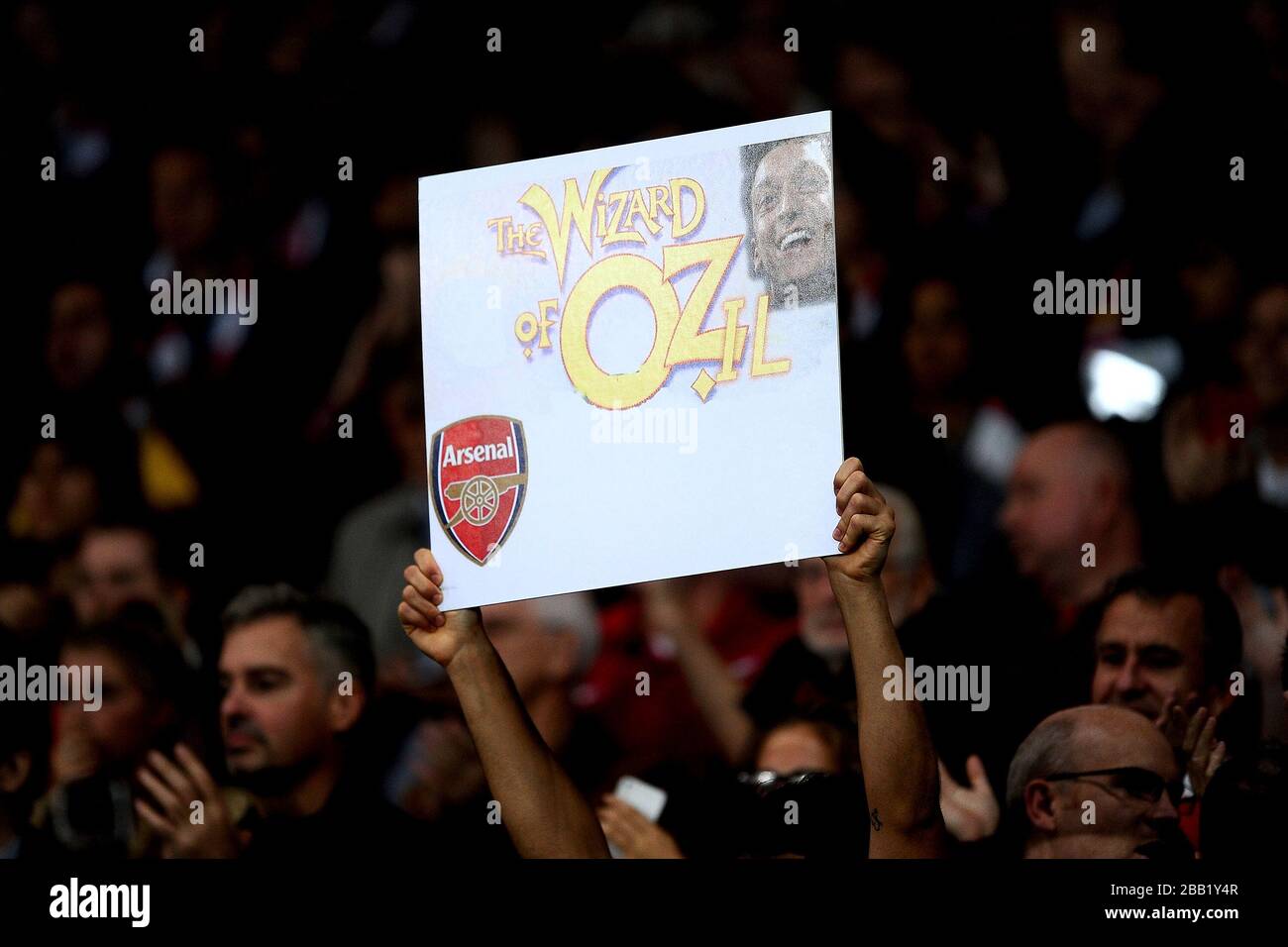 Arsenal fan banner hi-res stock photography and images - Alamy