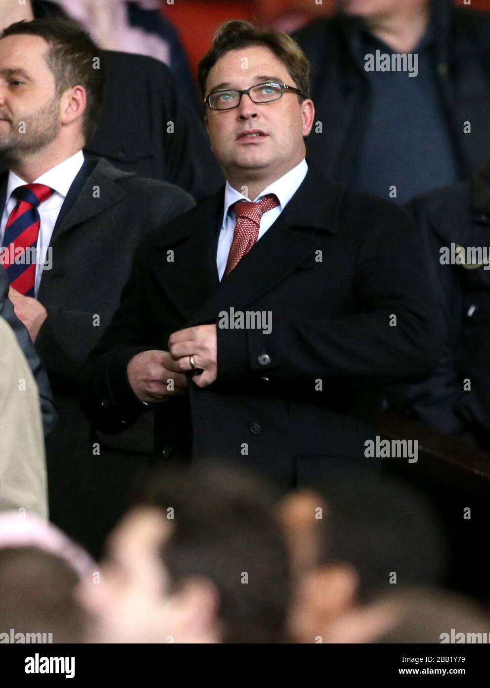 Alex Ferguson's son Jason in the stands Stock Photo - Alamy