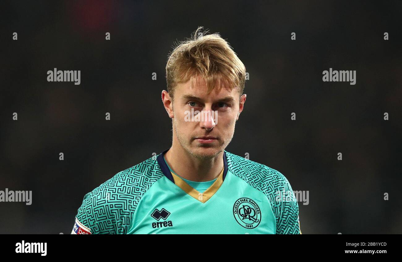 Queens Park Rangers goalkeeper Joe Lumley Stock Photo - Alamy