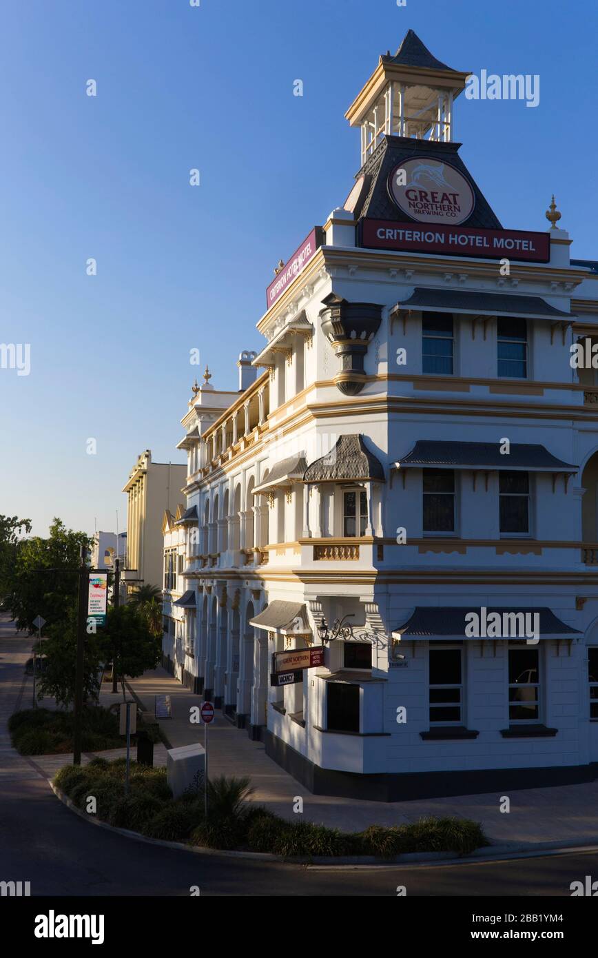 The Criterion Hotel Motel Rockhampton (1889) is an iconic symbol in the ...
