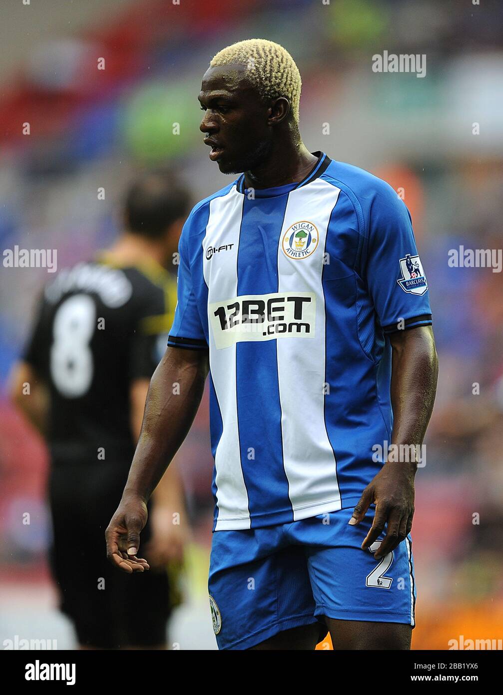 Arouna Kone, Wigan Athletic Stock Photo - Alamy