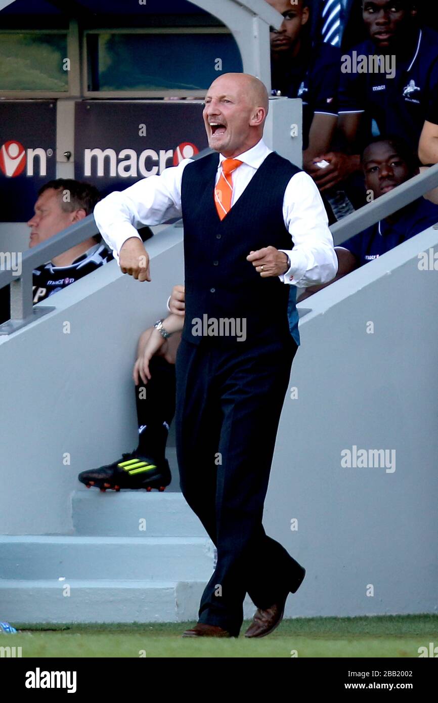 Ian Holloway, Blackpool manager Stock Photo - Alamy