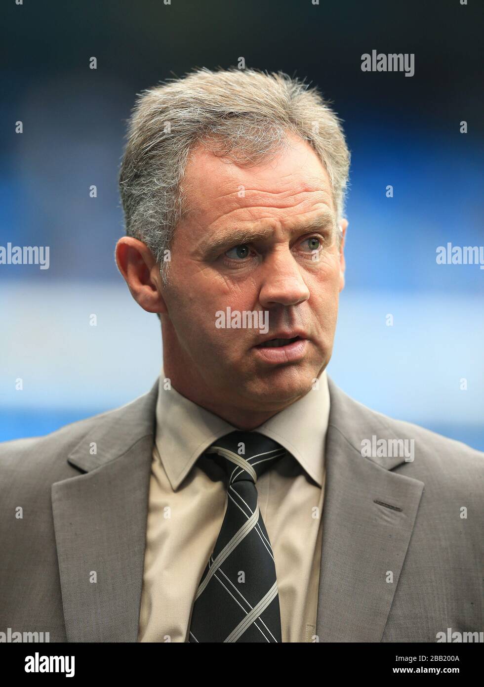 Television pundit Jim Beglin Stock Photo - Alamy