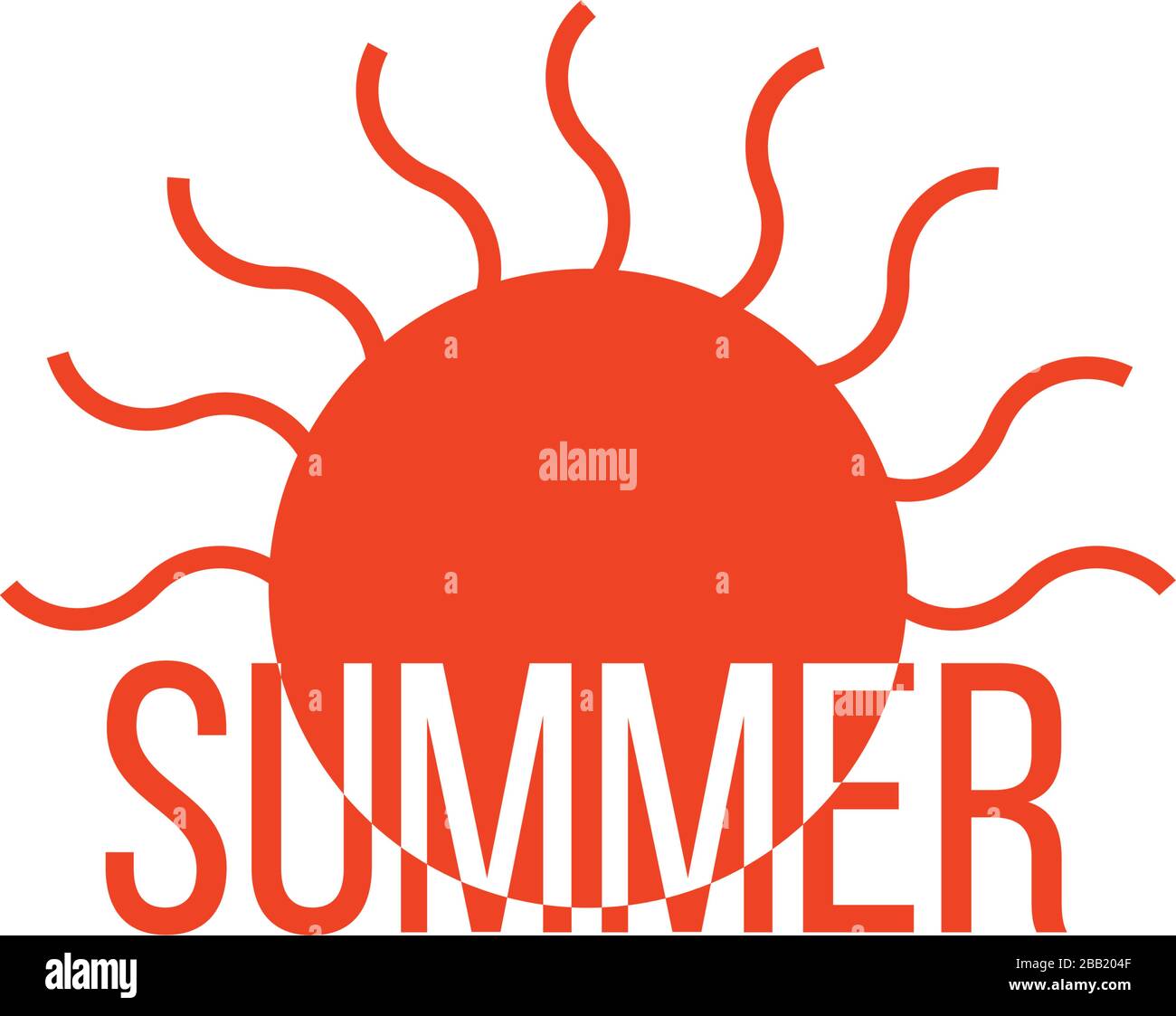 Flat sun Icon. Summer pictogram. Sunlight symbol. Stock Vector ...