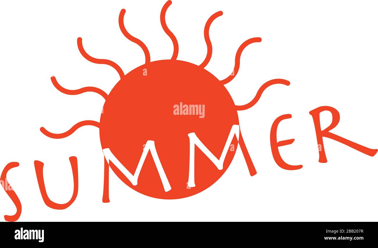 Flat sun Icon. Summer pictogram. Sunlight symbol. Stock Vector ...