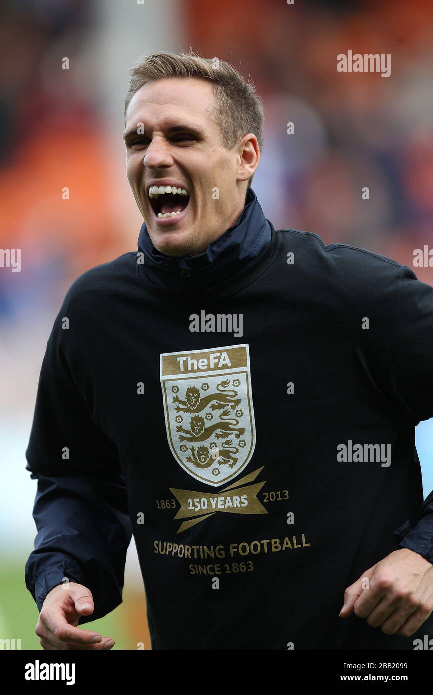 Blackburn Rovers' Matt Kilgallon sports an FA 150 years t-shirt before ...