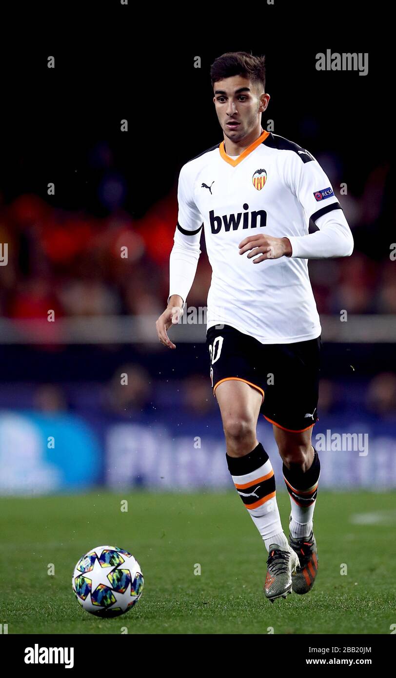 Valencia's Ferran Torres Stock Photo - Alamy