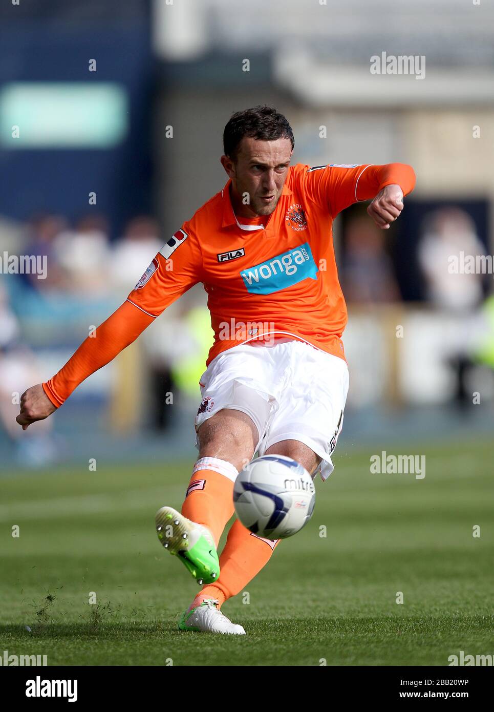 Neal Eardley, Blackpool Stock Photo - Alamy