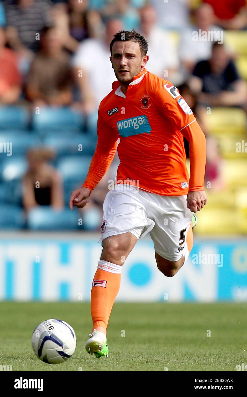 Neal Eardley, Blackpool Stock Photo - Alamy