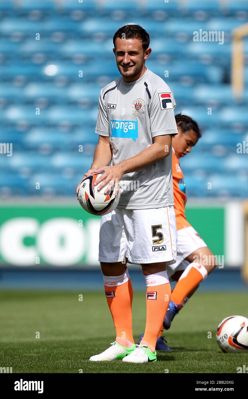 Neal Eardley, Blackpool Stock Photo - Alamy