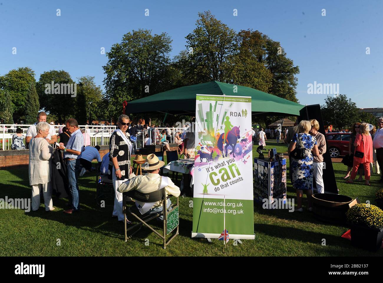 RDA stand at Lingfield Park Stock Photo - Alamy