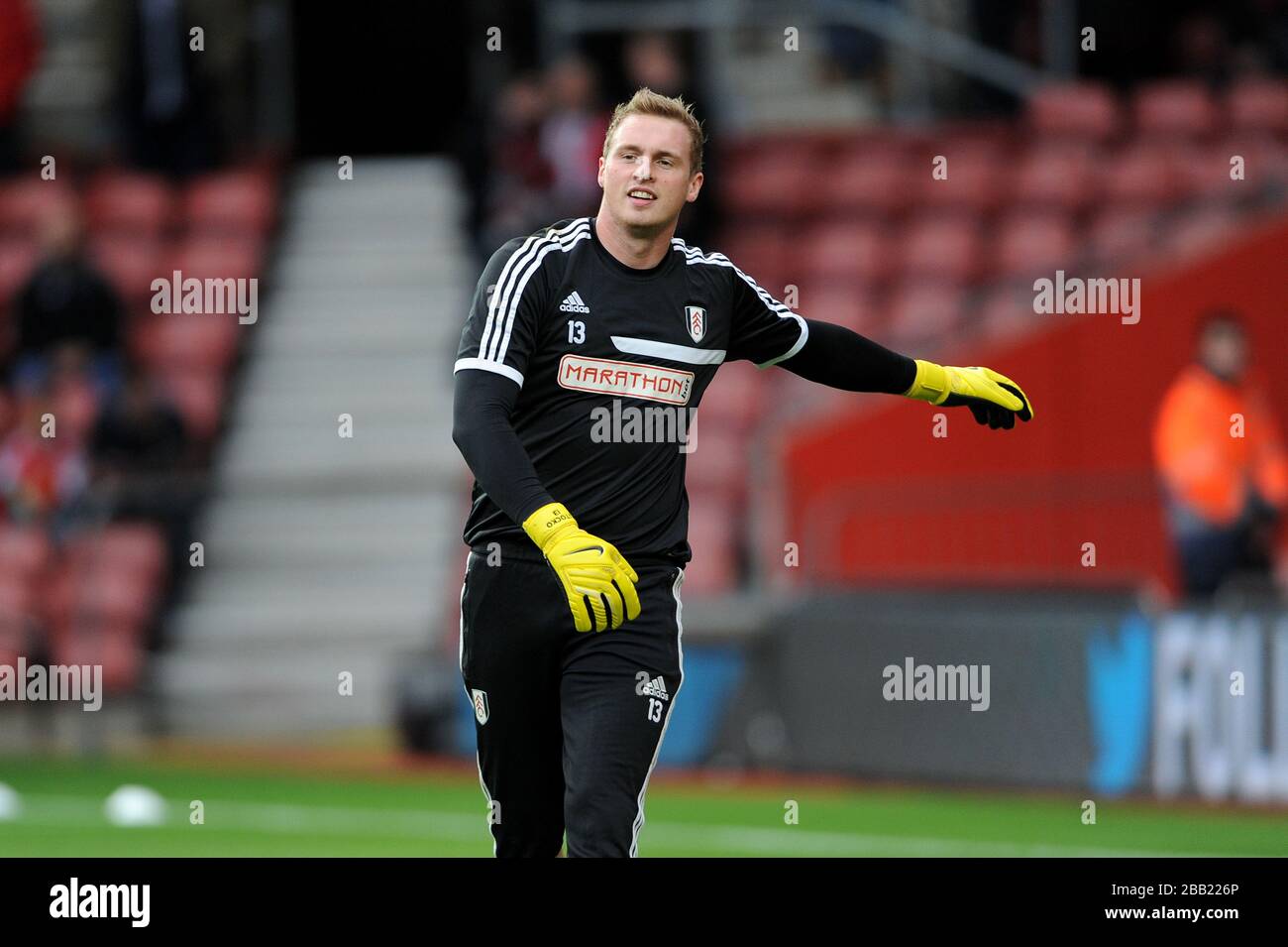 David Stockdale, Fulham goalkeeper Stock Photo - Alamy