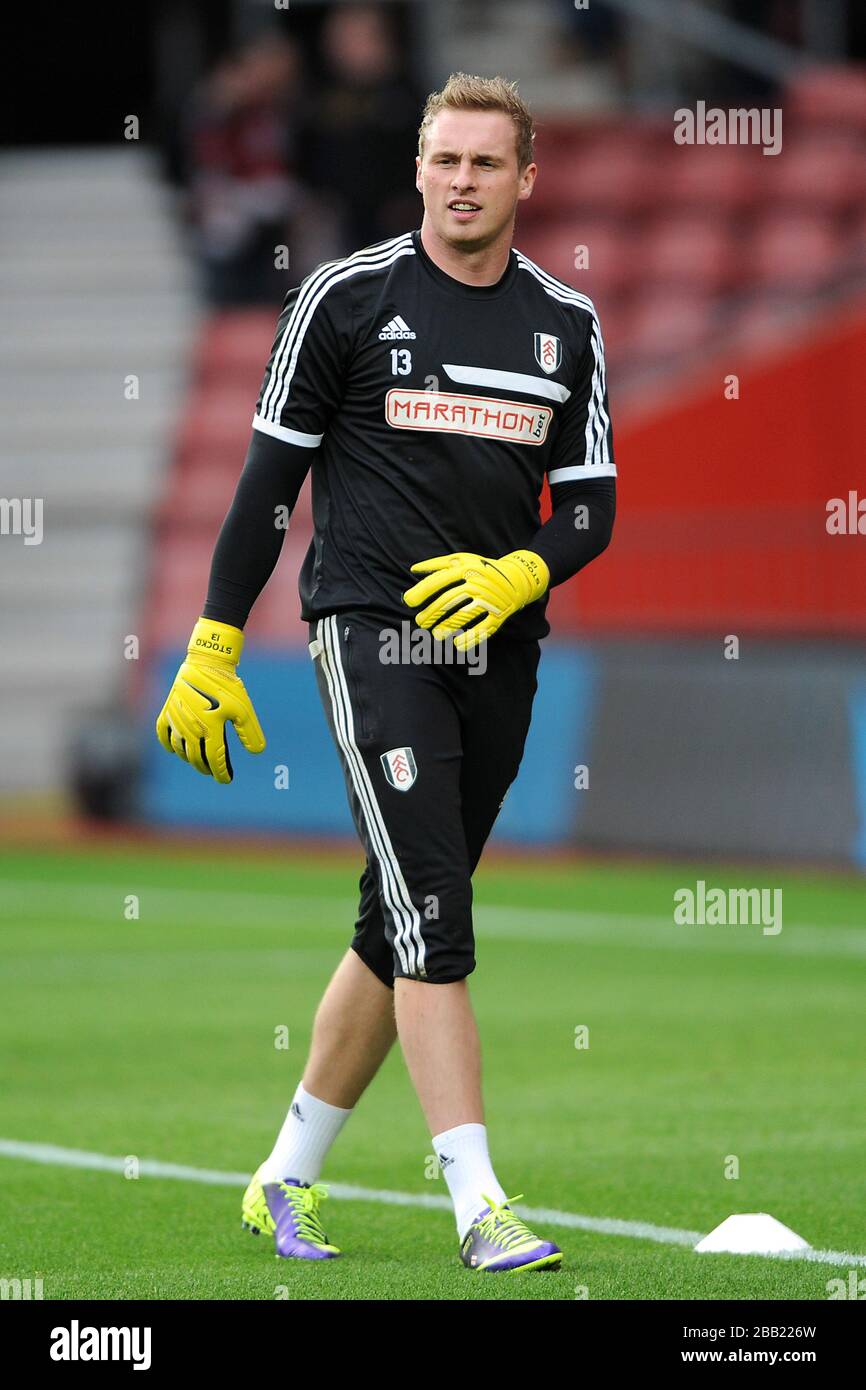 David Stockdale, Fulham goalkeeper Stock Photo - Alamy