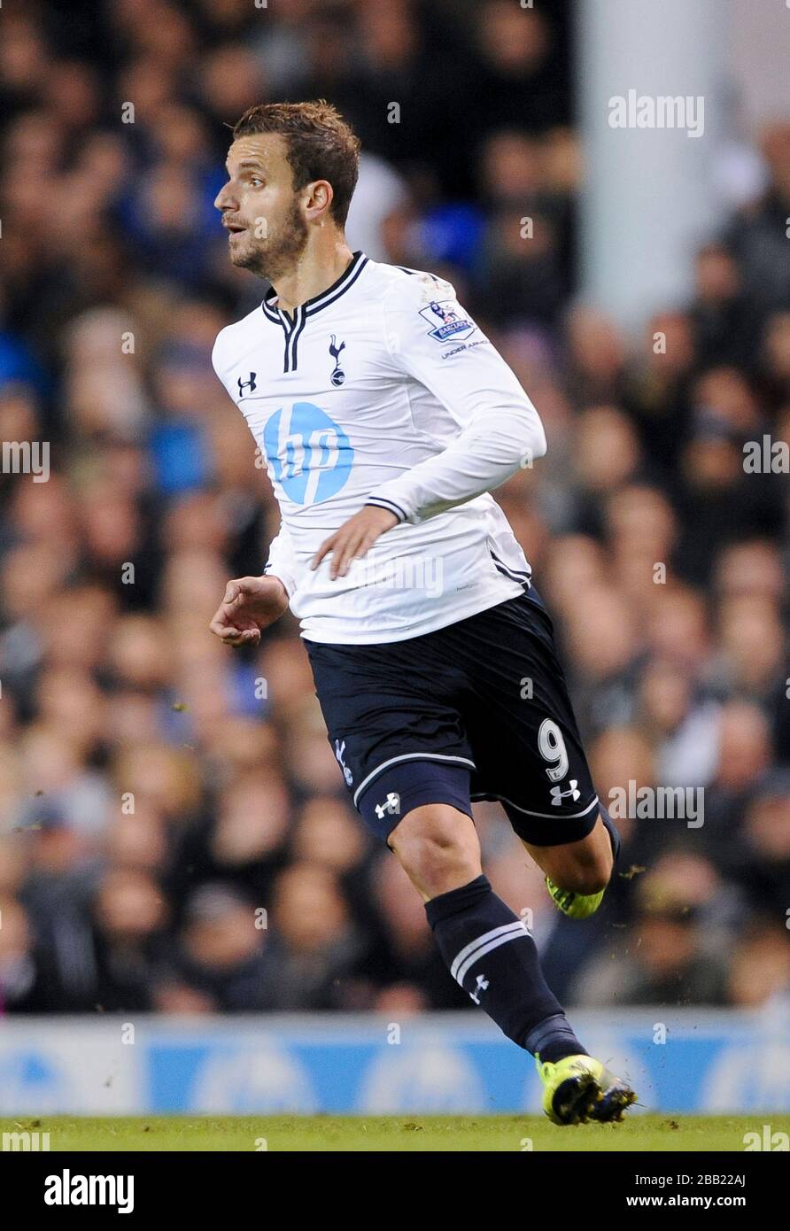 Roberto Soldado, Tottenham Hotspur Stock Photo - Alamy