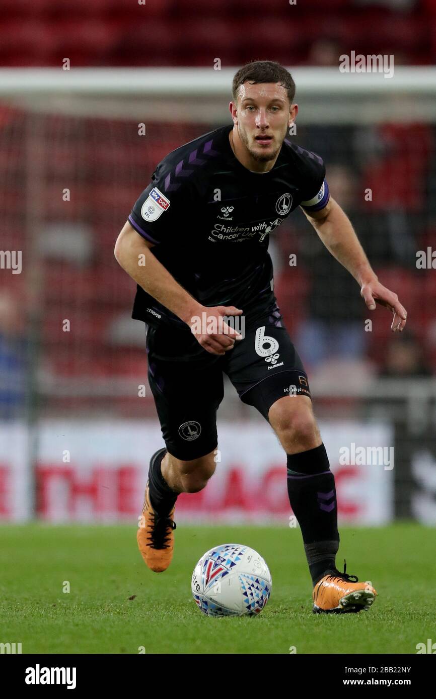 Charlton Athletic's Jason Pearce Stock Photo - Alamy