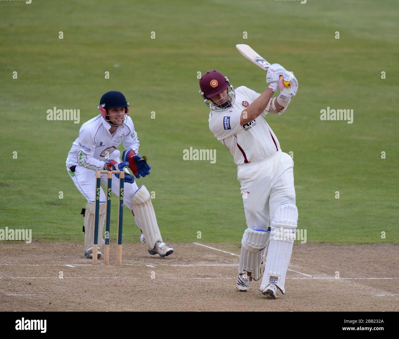 Northamptonshire's James Middlebrook Stock Photo - Alamy