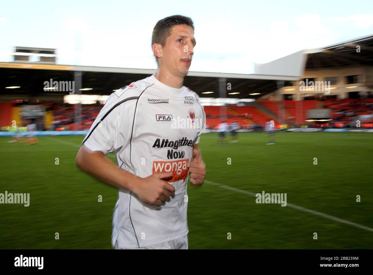 Blackpool's Craig Cathcart before the game Stock Photo - Alamy