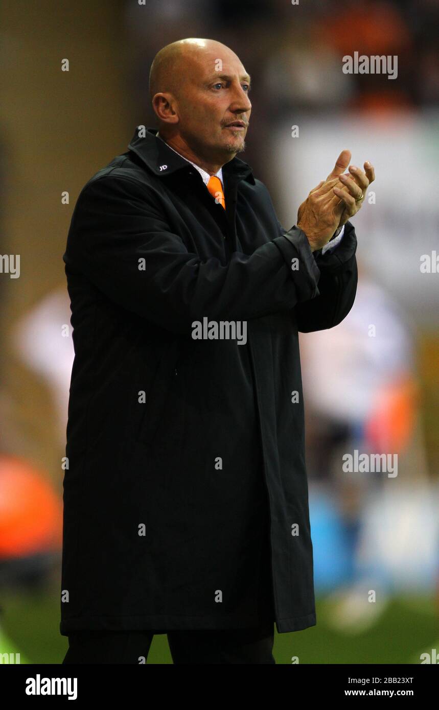 Ian Holloway, Blackpool manager Stock Photo - Alamy