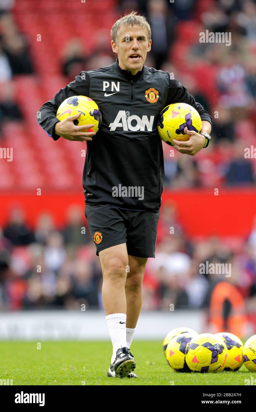 Phil Neville, Manchester United first team coach Stock Photo - Alamy