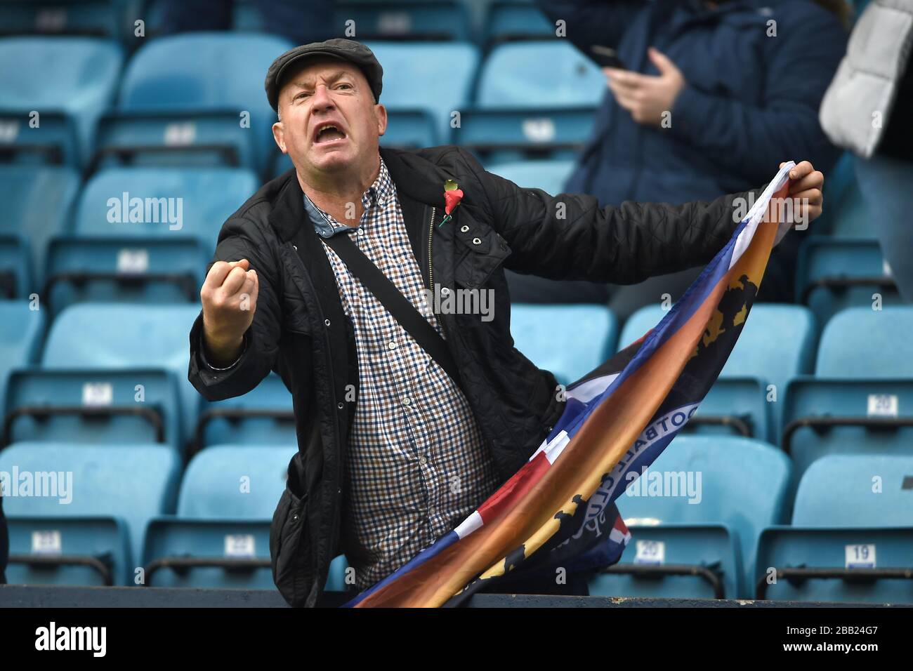 Millwall Fans Flag Football High Resolution Stock Photography and ...