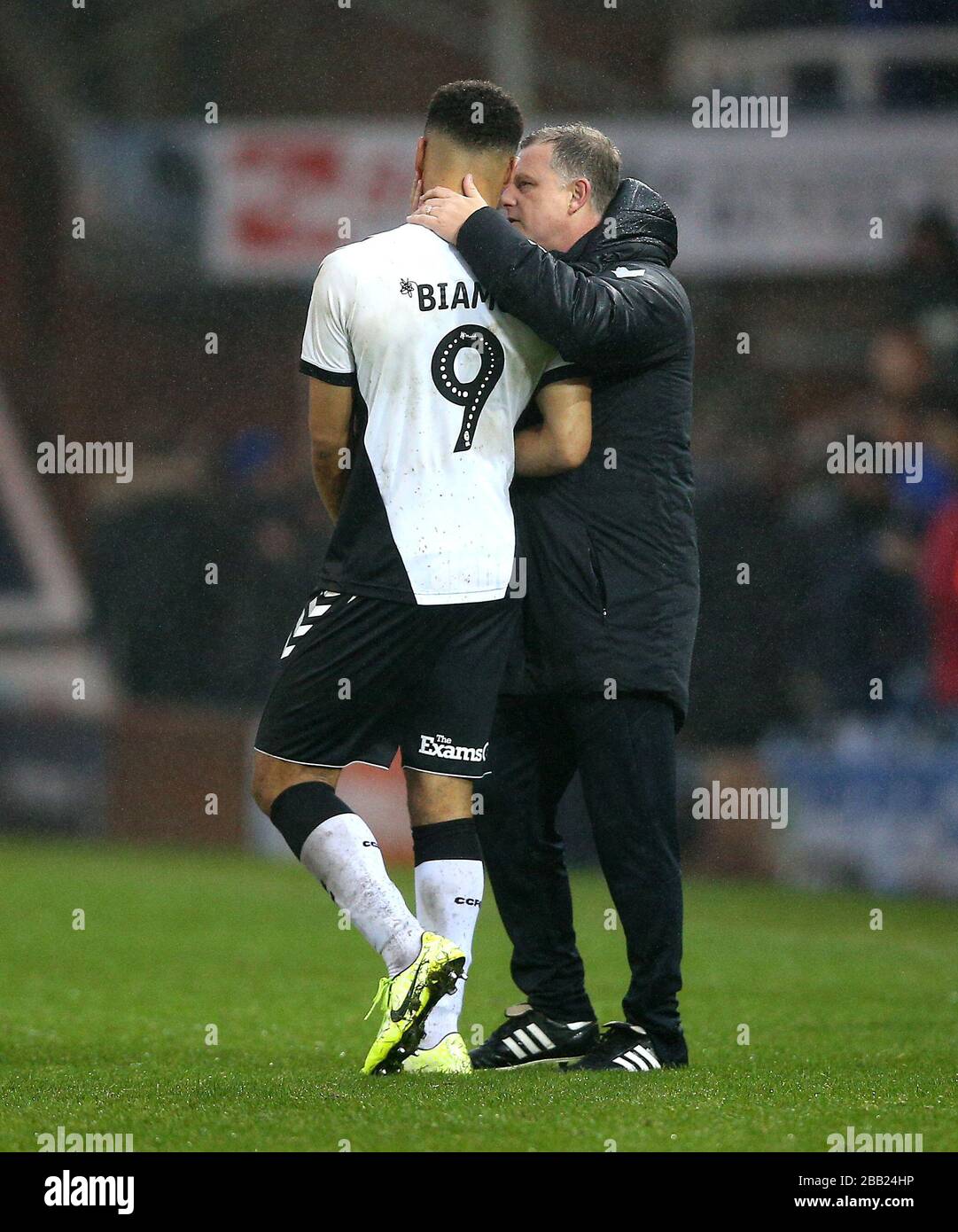 Coventry citys left right maxime biamou hi-res stock photography and ...