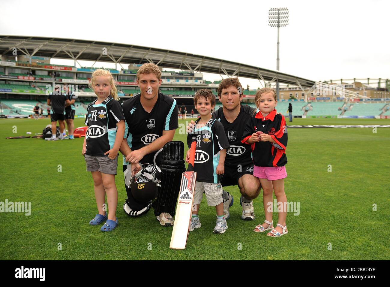 Surrey's Rory Hamilton-Brown (left) and Gary Wilson (right) with Surrey ...