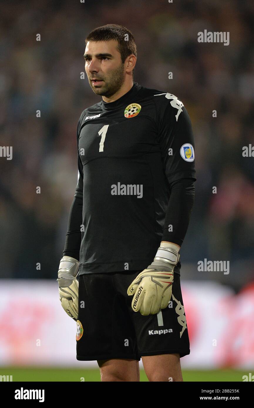 Bulgaria goalkeeper Vladislav Stojanov Stock Photo - Alamy