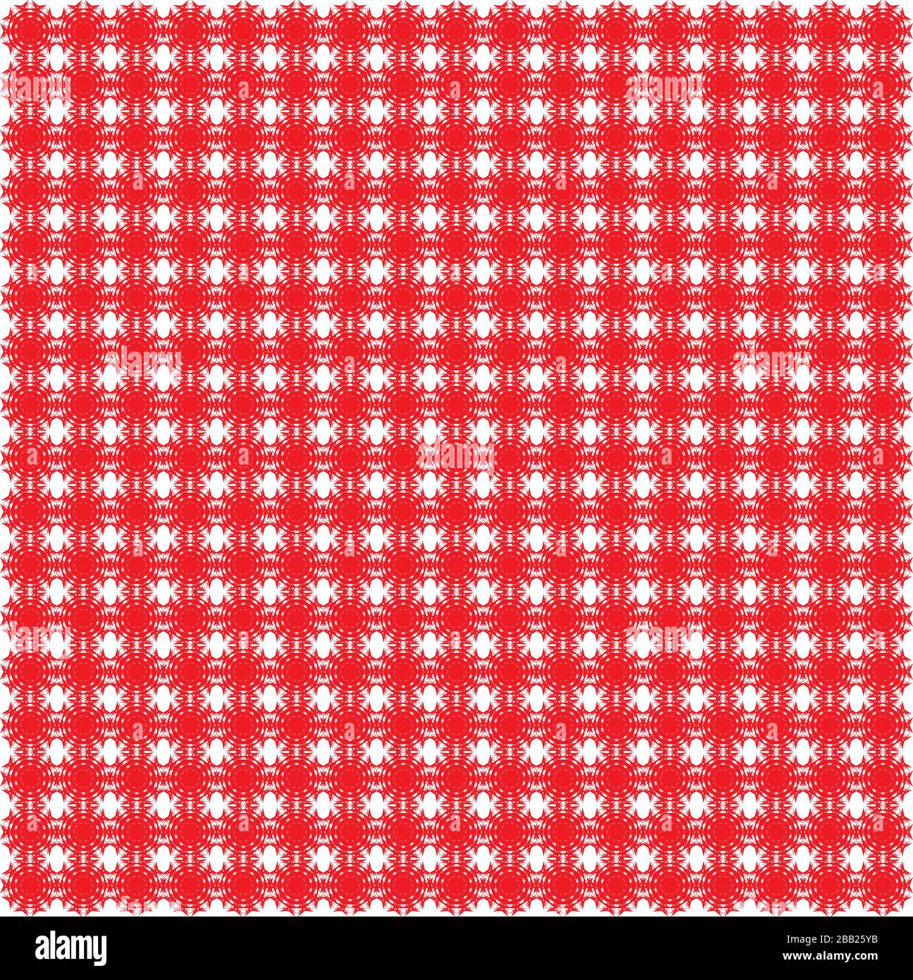 Red seamless floral pattern on white surface Stock Vector Image & Art ...