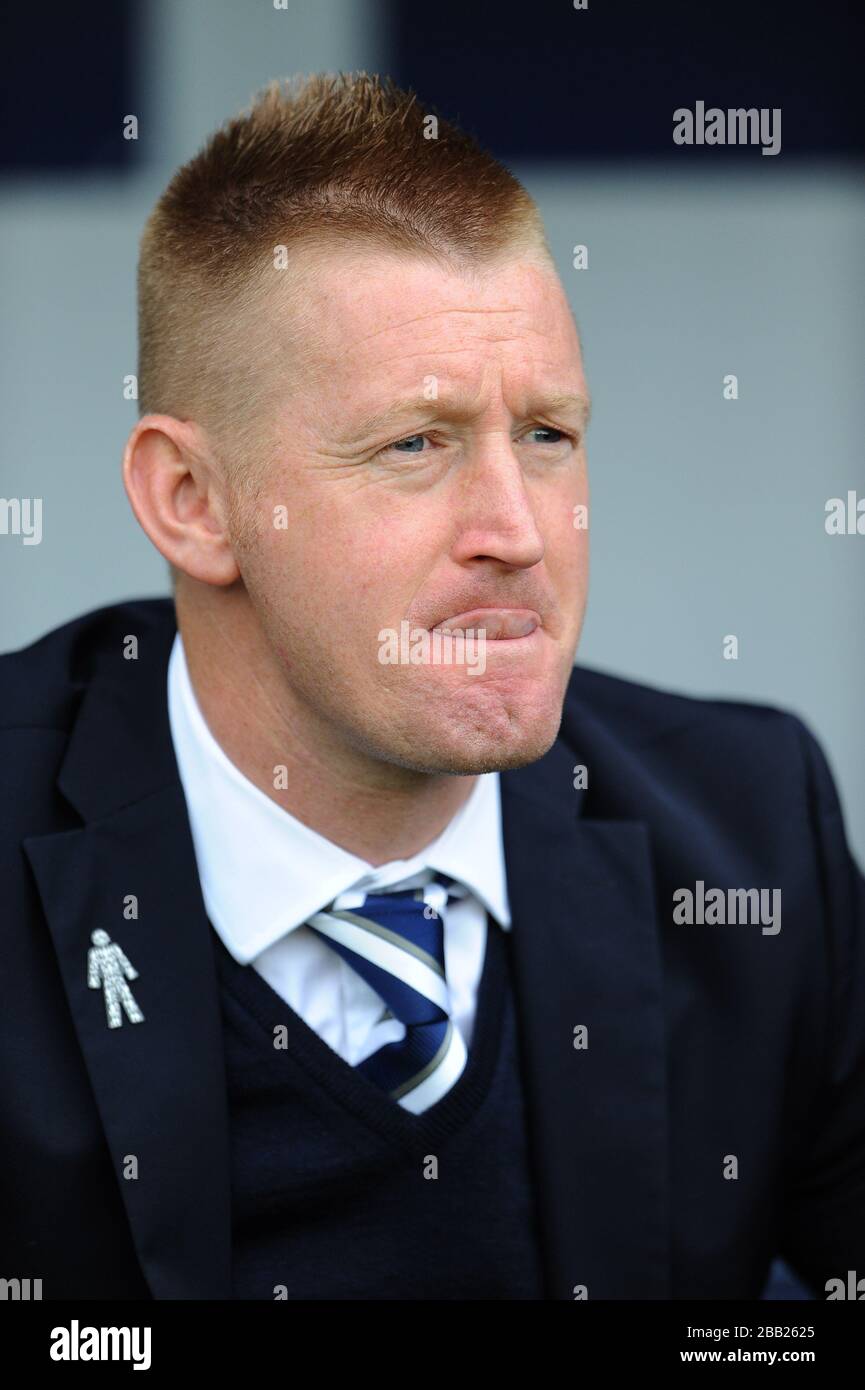 Millwall manager Steve Lomas Stock Photo - Alamy