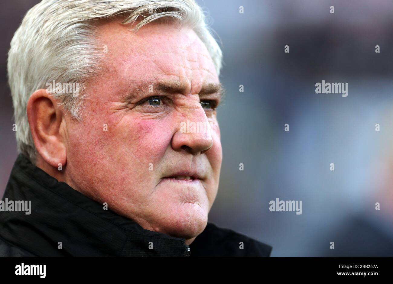 Newcastle United manager Steve Bruce Stock Photo - Alamy