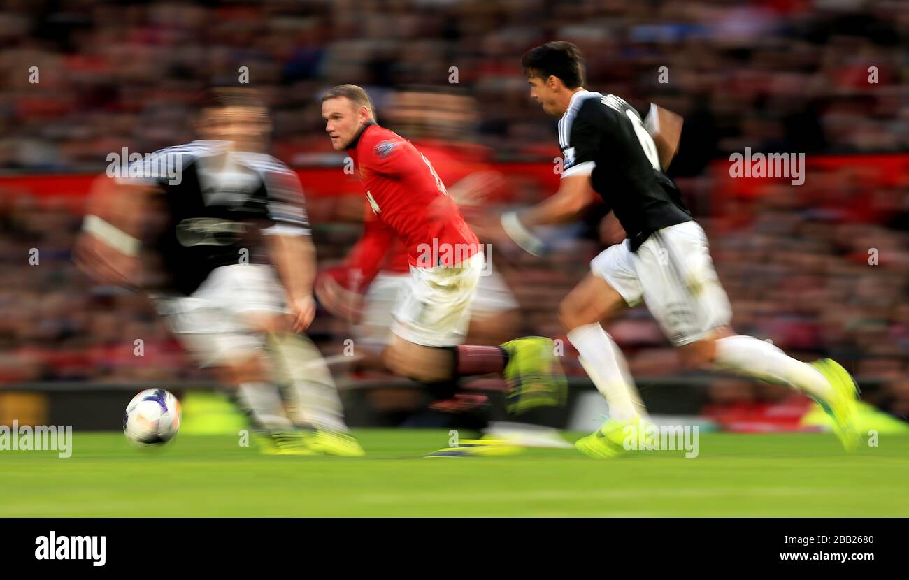 Manchester United's Wayne Rooney in action Stock Photo - Alamy