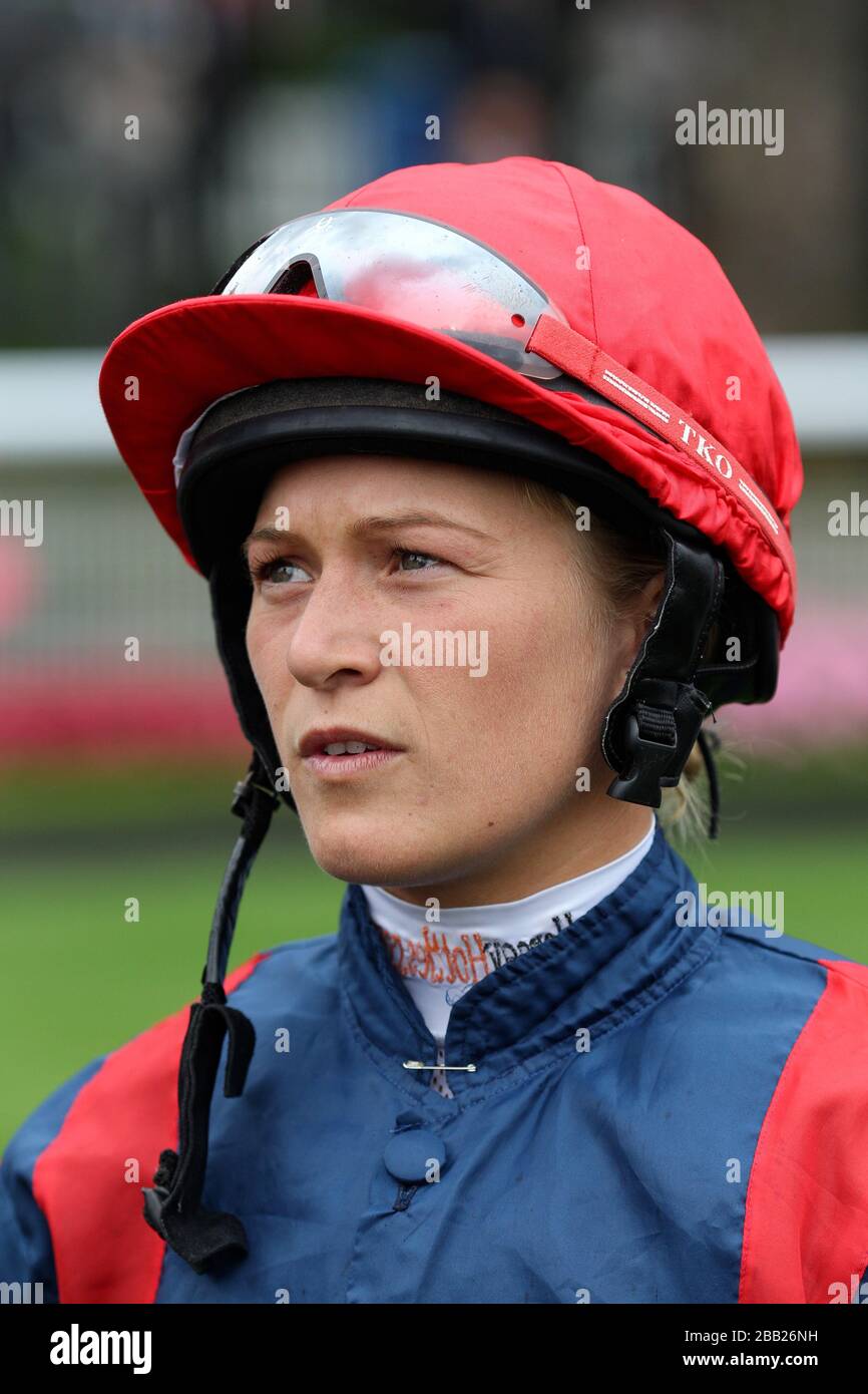 Laura Pike, jockey Stock Photo - Alamy