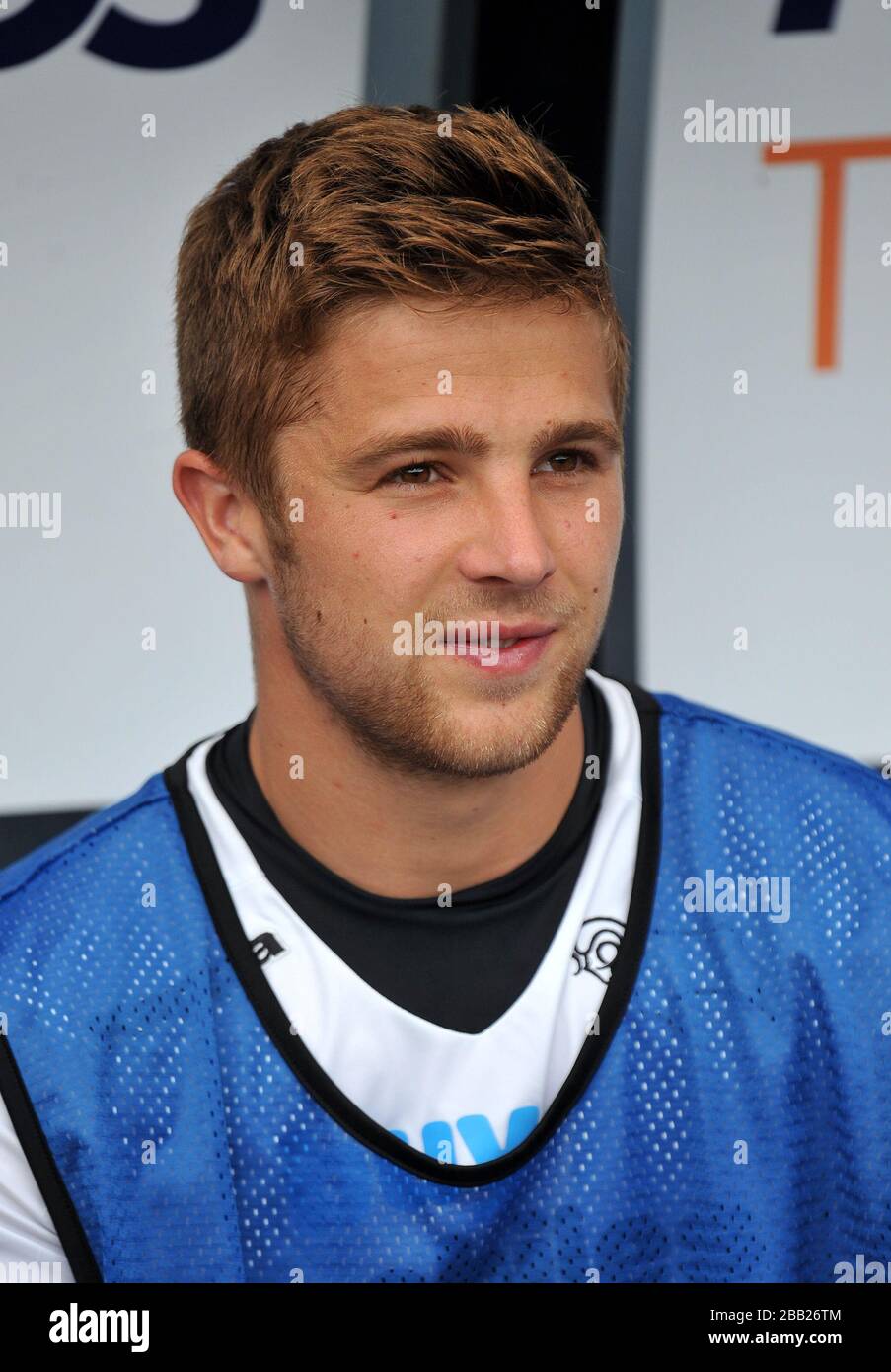Derby County's Michael Jacobs Stock Photo - Alamy