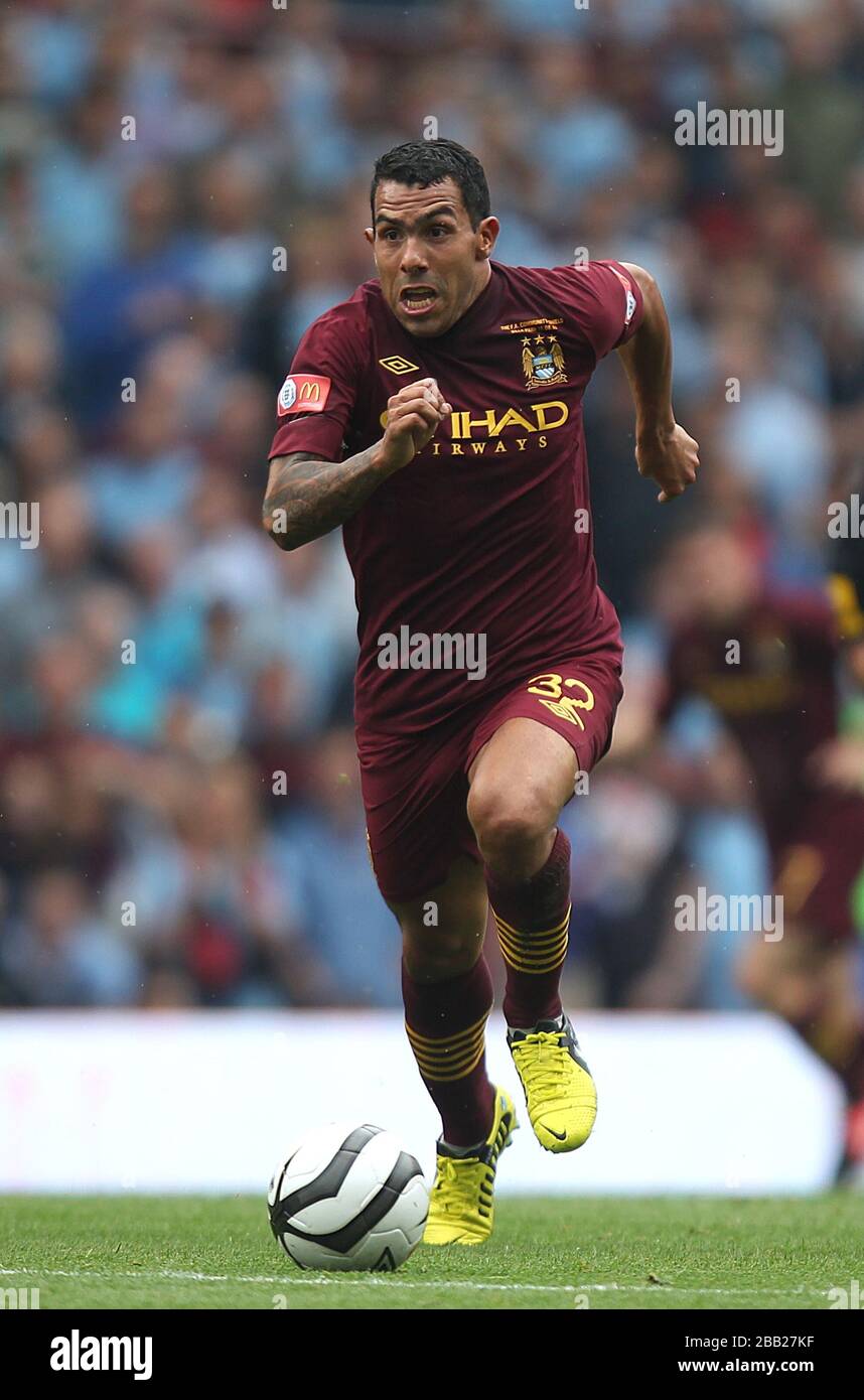 Carlos Tevez, Manchester City Stock Photo - Alamy