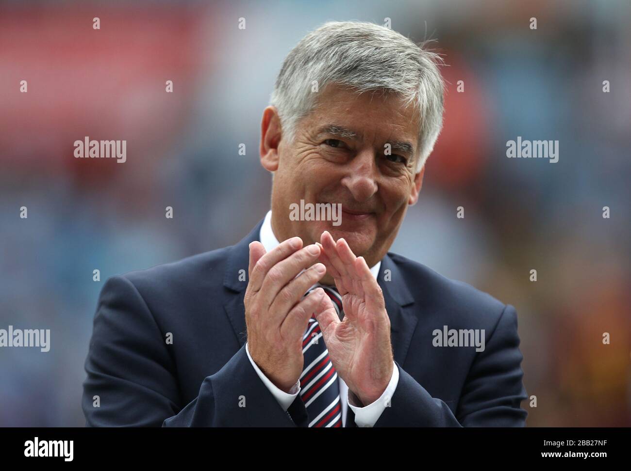 FA chairman David Bernstein before the FA Community Shield match Stock ...