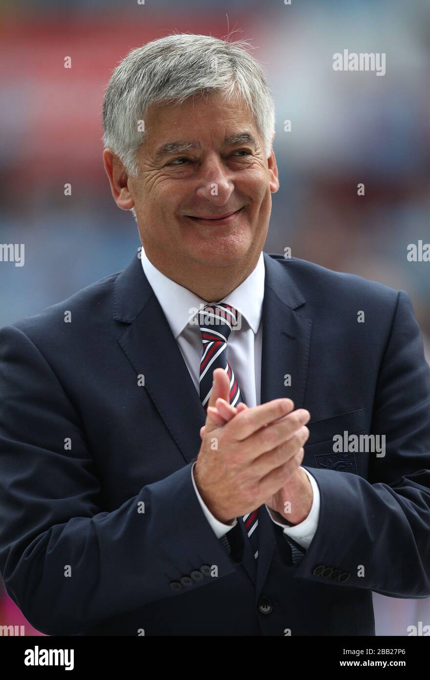 FA chairman David Bernstein before the FA Community Shield match Stock ...