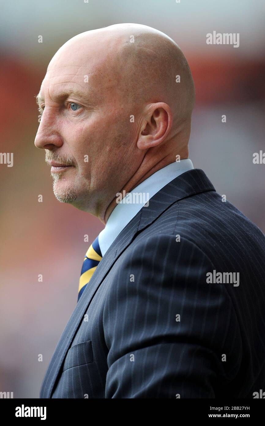 Ian Holloway, Blackpool manager Stock Photo - Alamy