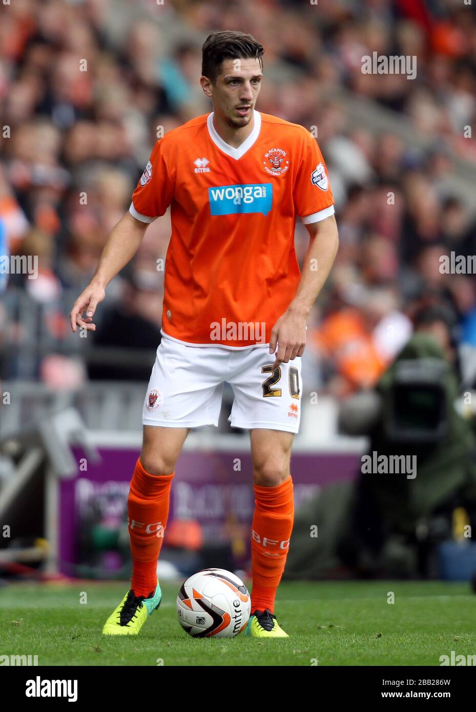 Blackpool's Craig Cathcart Stock Photo - Alamy