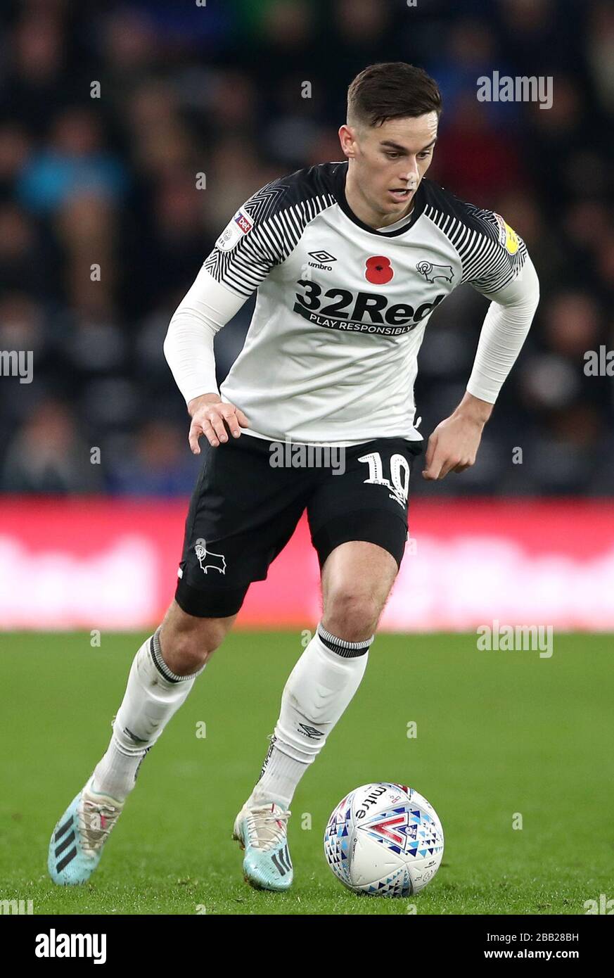 Derby County's Tom Lawrence Stock Photo - Alamy