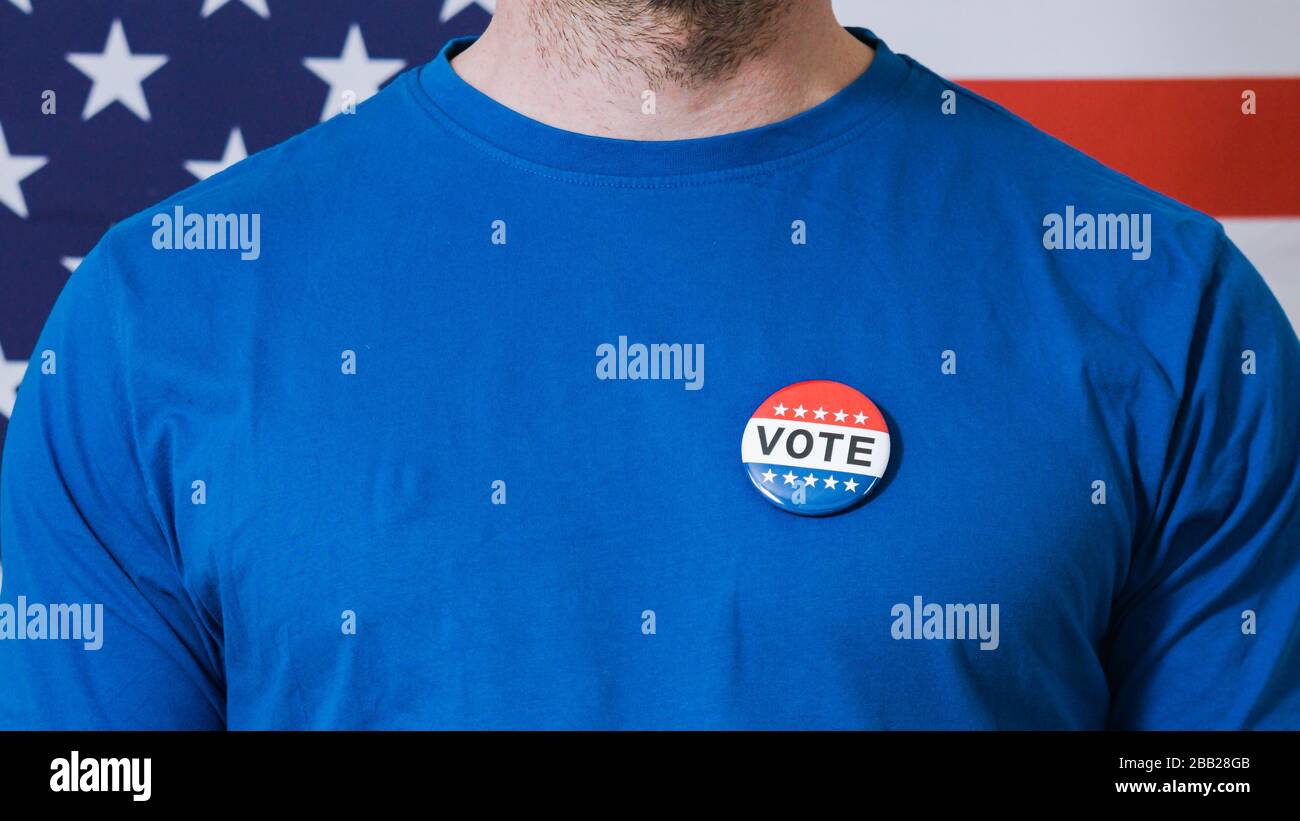 Electorate button hi-res stock photography and images - Alamy