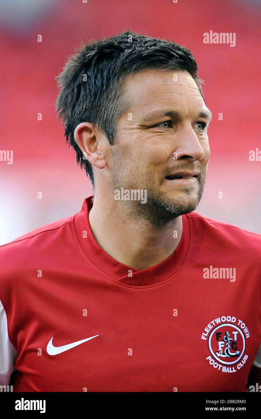 Barry Nicholson, Fleetwood Town Stock Photo - Alamy