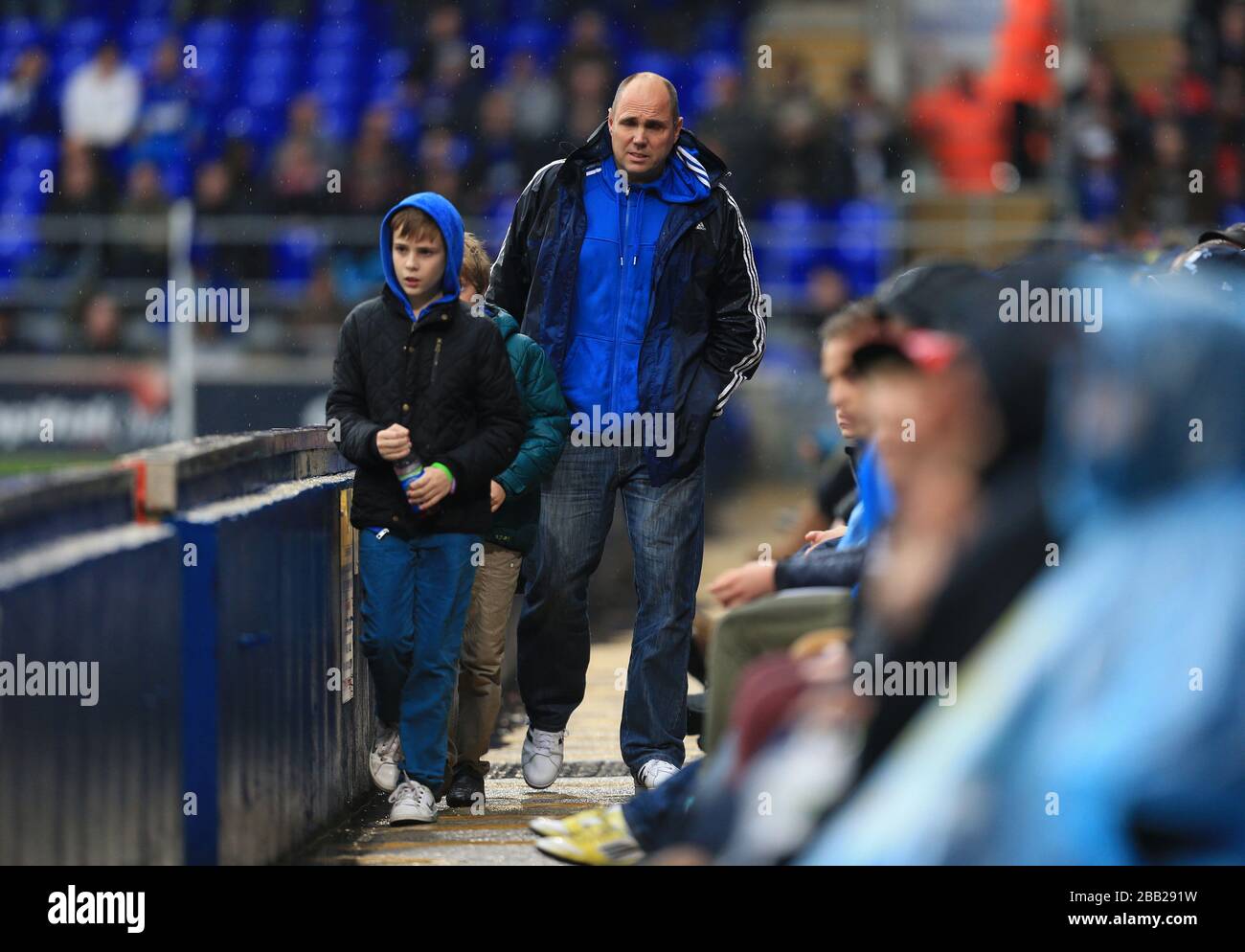 Ipswich Town fans in the stands Stock Photo - Alamy
