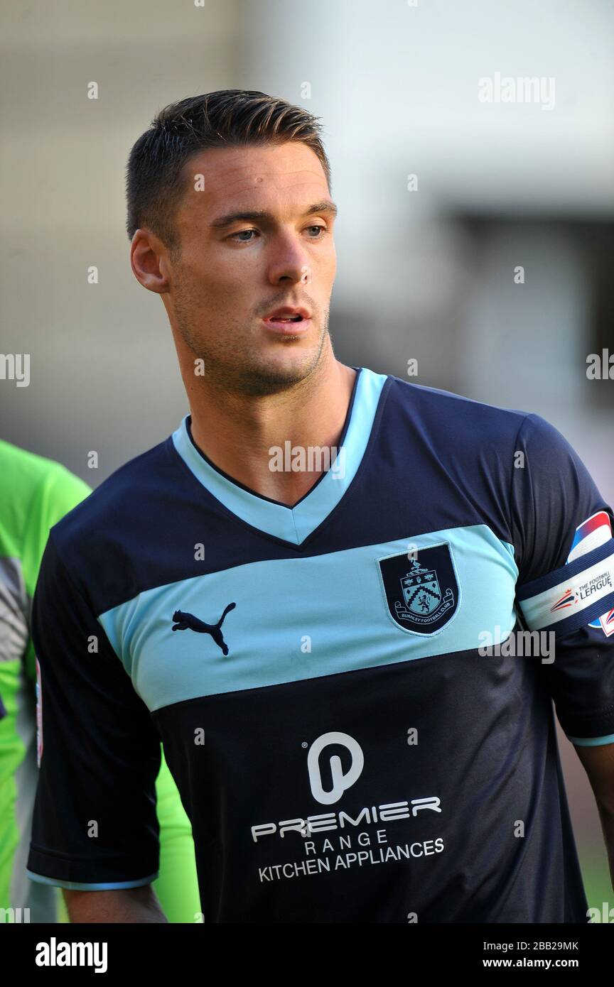 Burnley's Jason Shackell Stock Photo - Alamy