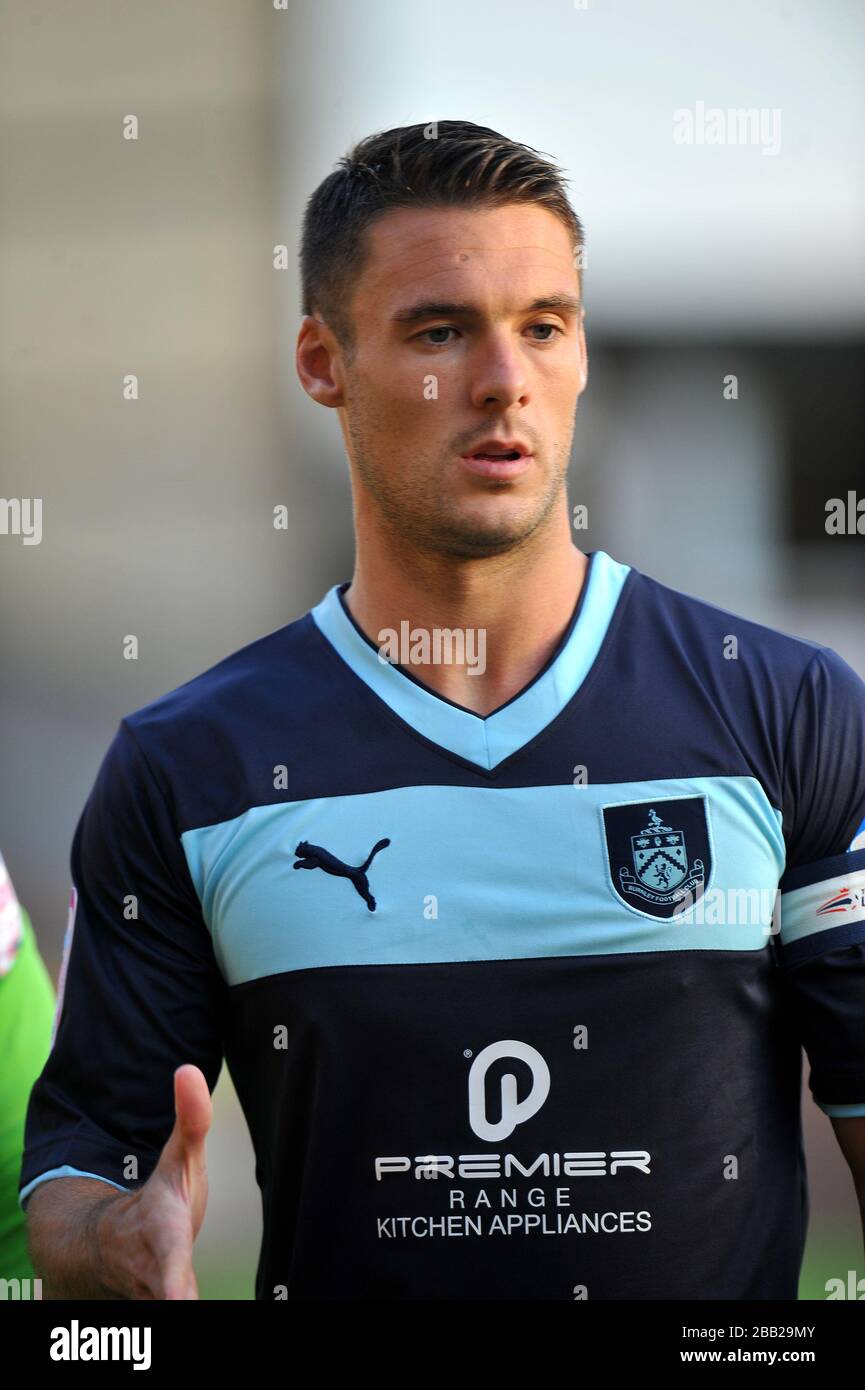 Burnley's Jason Shackell Stock Photo - Alamy